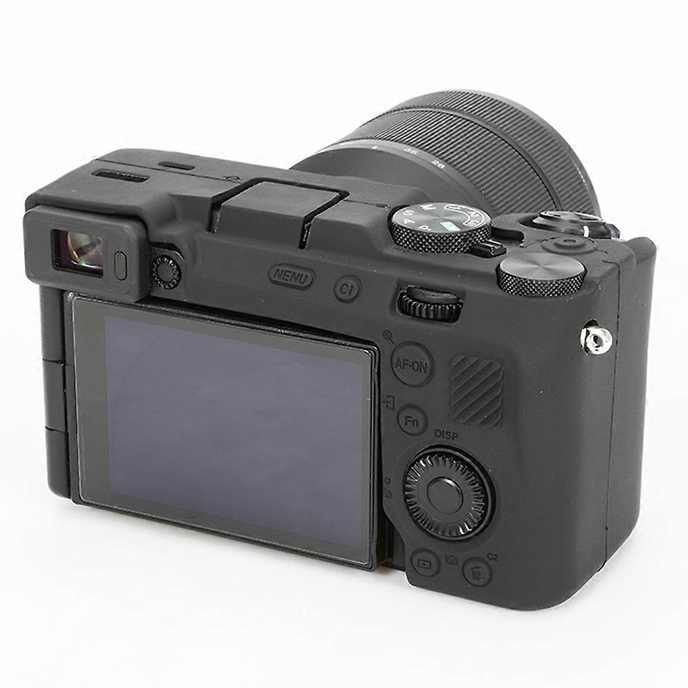 For Sony a7C II/a7CR Anti-Drop Camera Cover Glossy Silicone Protective ...