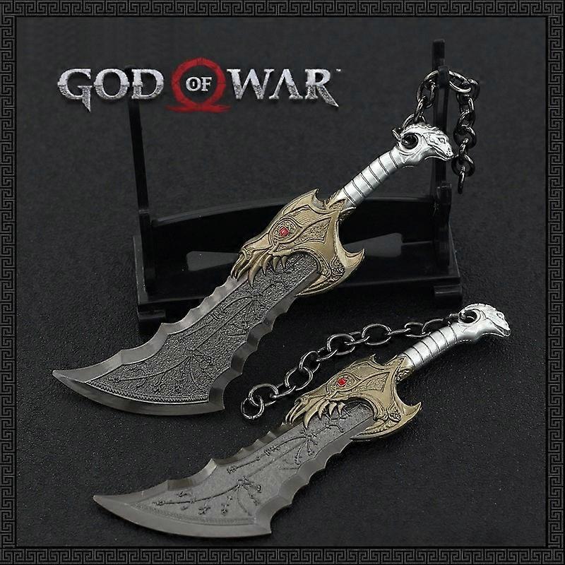 God of War Key chain Kratos Blades of Chaos Game Anime Sword TOY Weapon ...