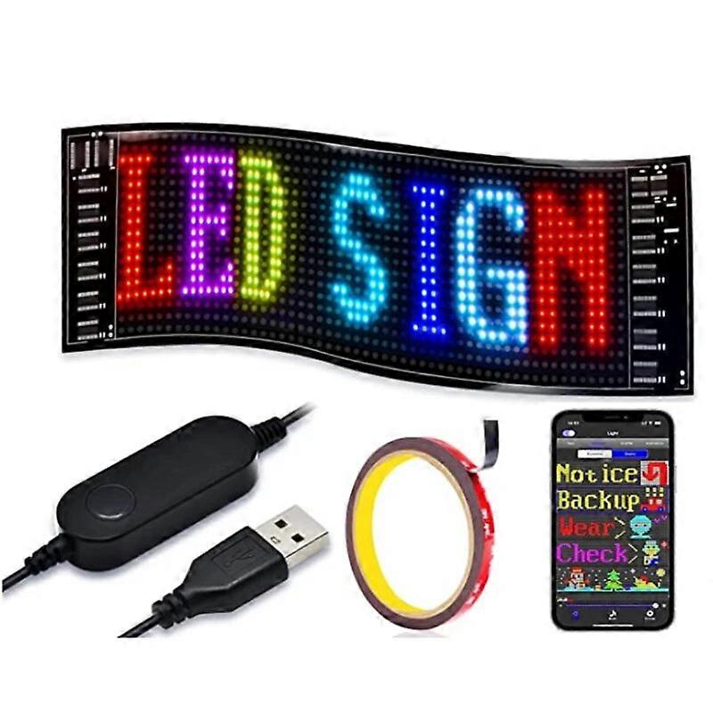 car interior decoration LED Matrix Pixel Panel ,USB 5V Flexible ...