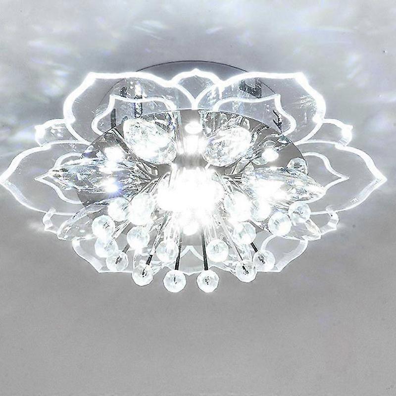 20cm 9W Modern Crystal LED Ceiling Light Fixture Hallway Pendant Lamp ...
