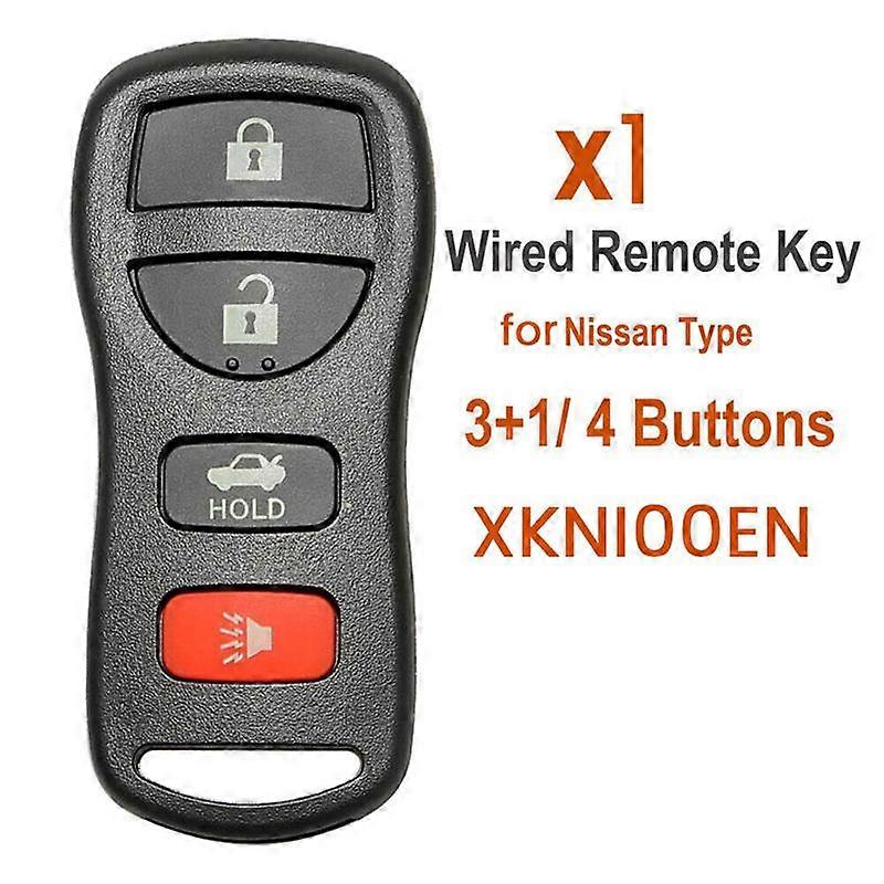 For XKNI00EN Universal Wire Remote Key Fob Flip Separate 4 Button for ...