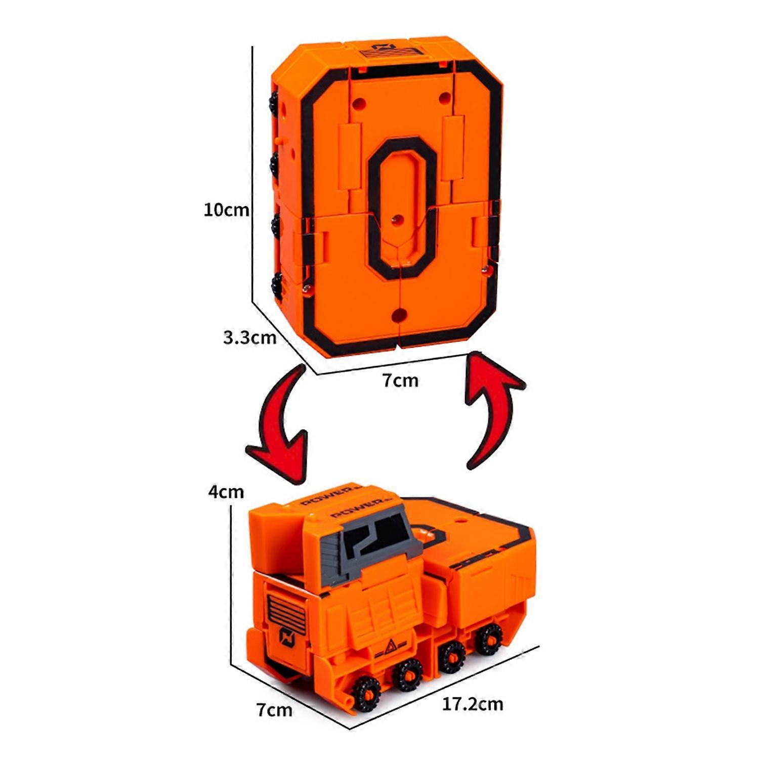 Robot Toy Compact Kids Digital Numbers Transforming Robot Action Figure ...