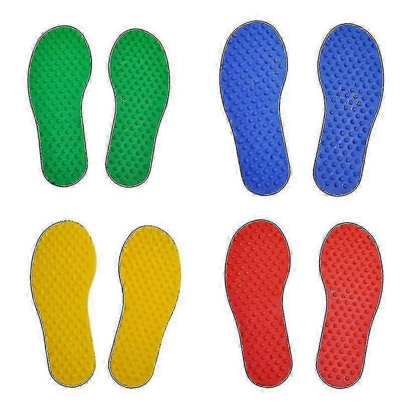 8 Pairs Hands And Feet Game 4 Color Toys For Kids Jump Musculation ...