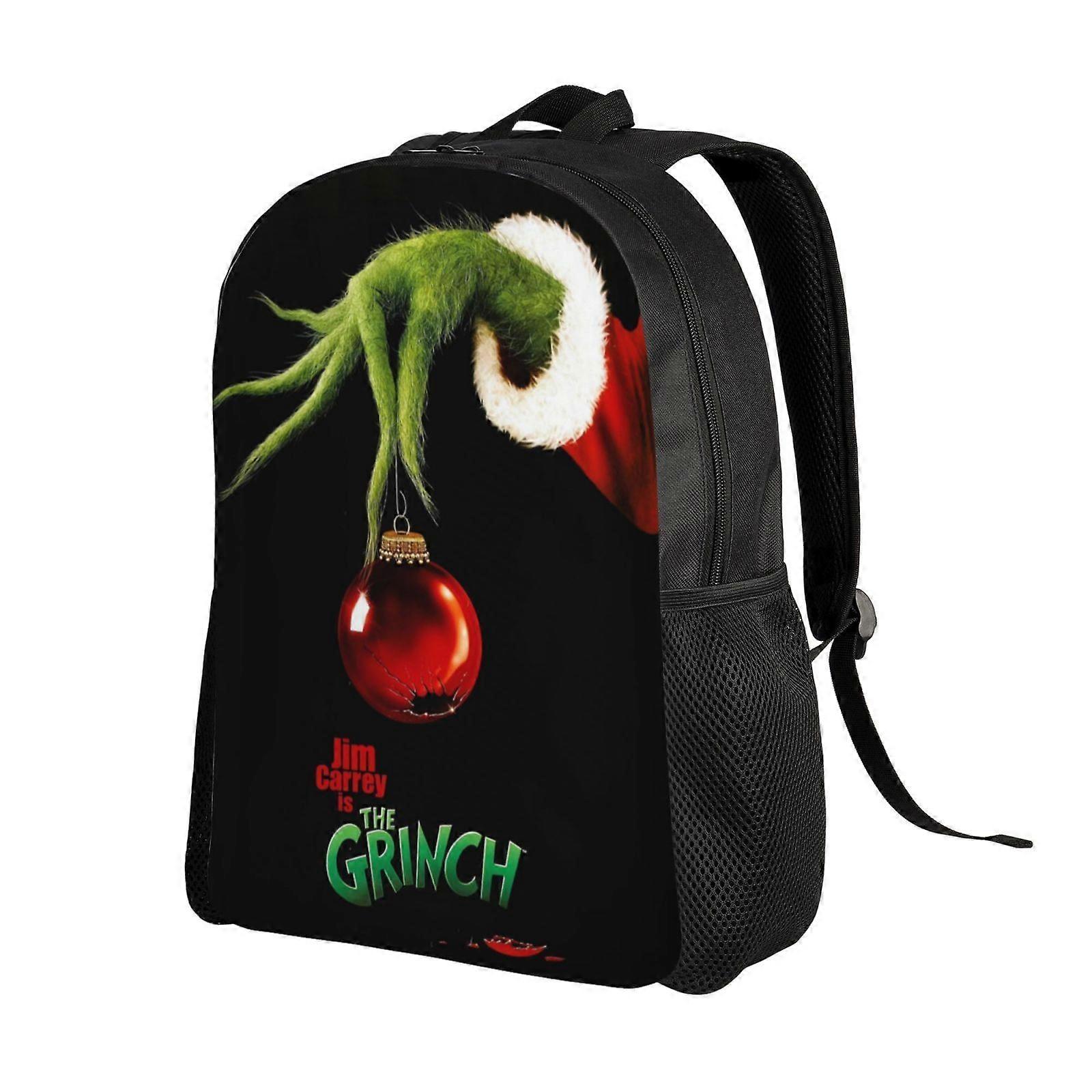 Kid Grinch School Backpack Bookbag Daypack School Bag For Teens Boys ...