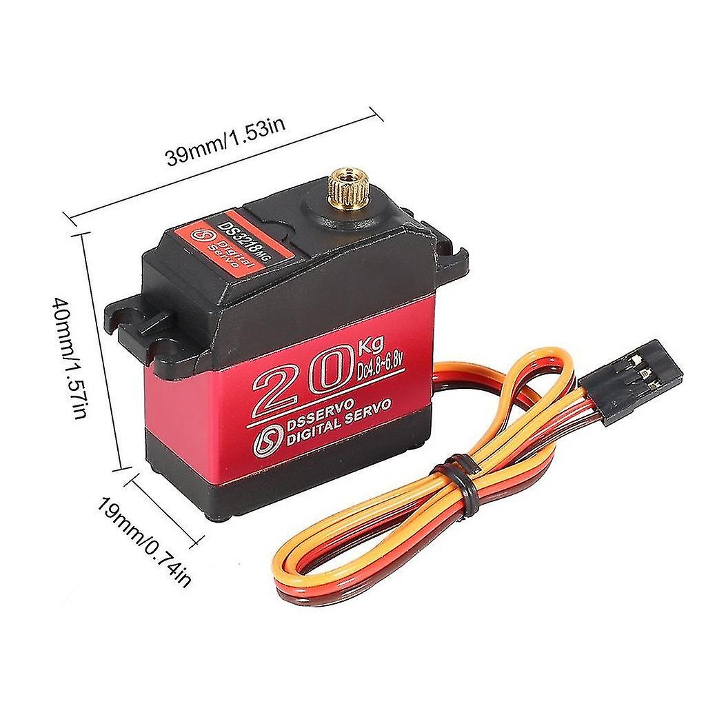 Ds3218 180 Degree Digital Rc Servo 20kg Torque Waterproof Metal Rc ...