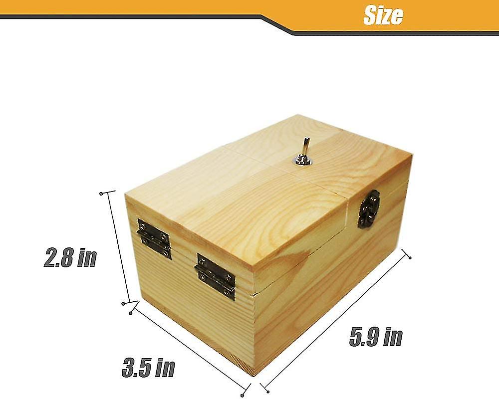 De Useless Boxturns Itself Off In Box Alone Handmade Fun Wood Boxes ...