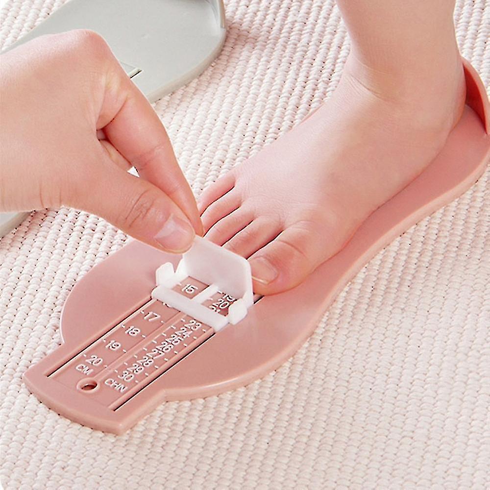 Plastic Kids Foot Measuring Ruler Tool Baby Nail Care Infant Foot Ruler ...