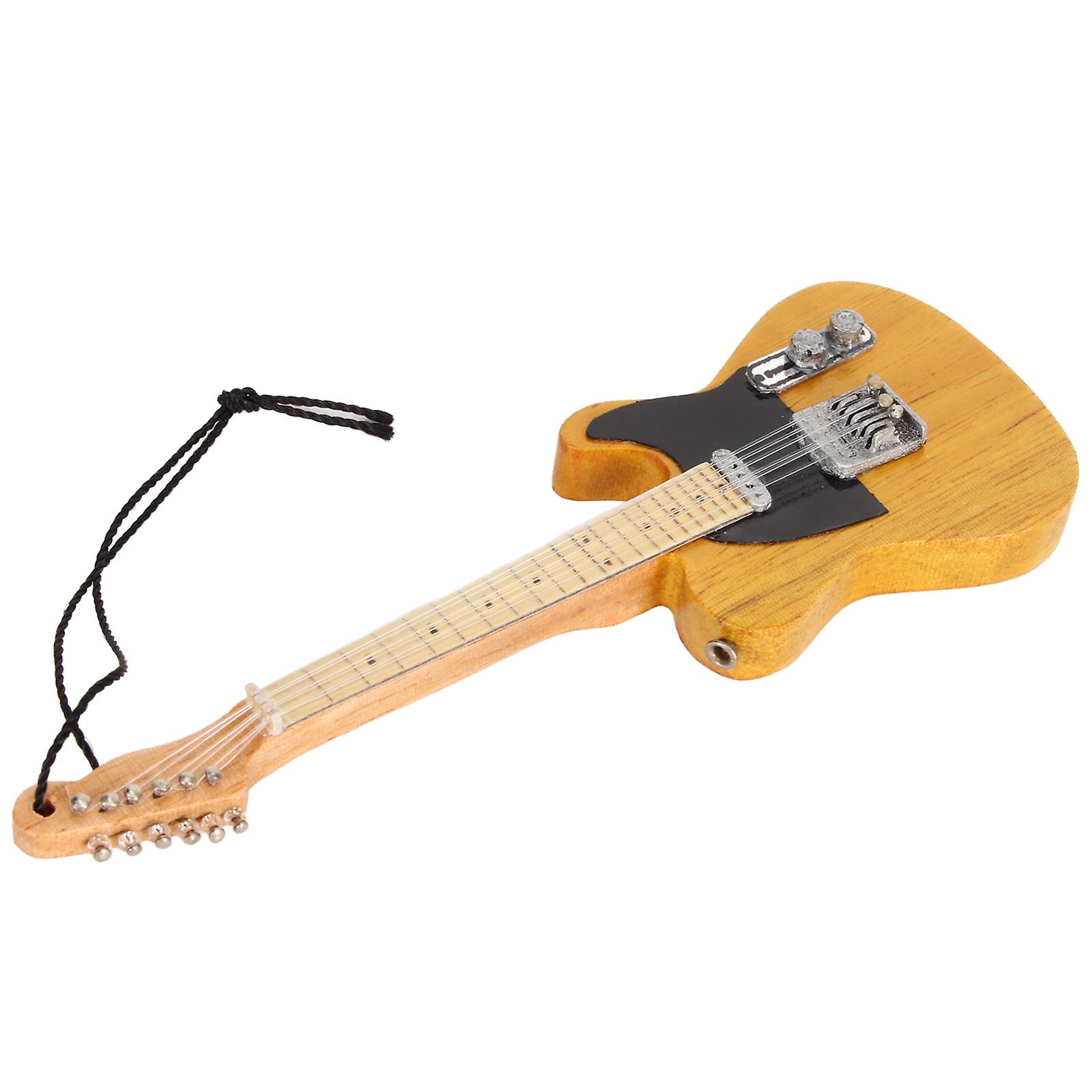Mini Guitar Model Safe Smoothing Wood Simple Elegant Rich Details ...
