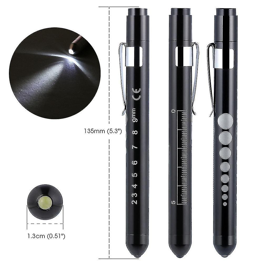 Medical Pen Light With Pupil Gauge Led Penlight For Nurses Doctors ...