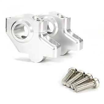 22mm 7/8" Motorcycle Offset Handlebar Bar Back Moved Raised Extend Fit ...