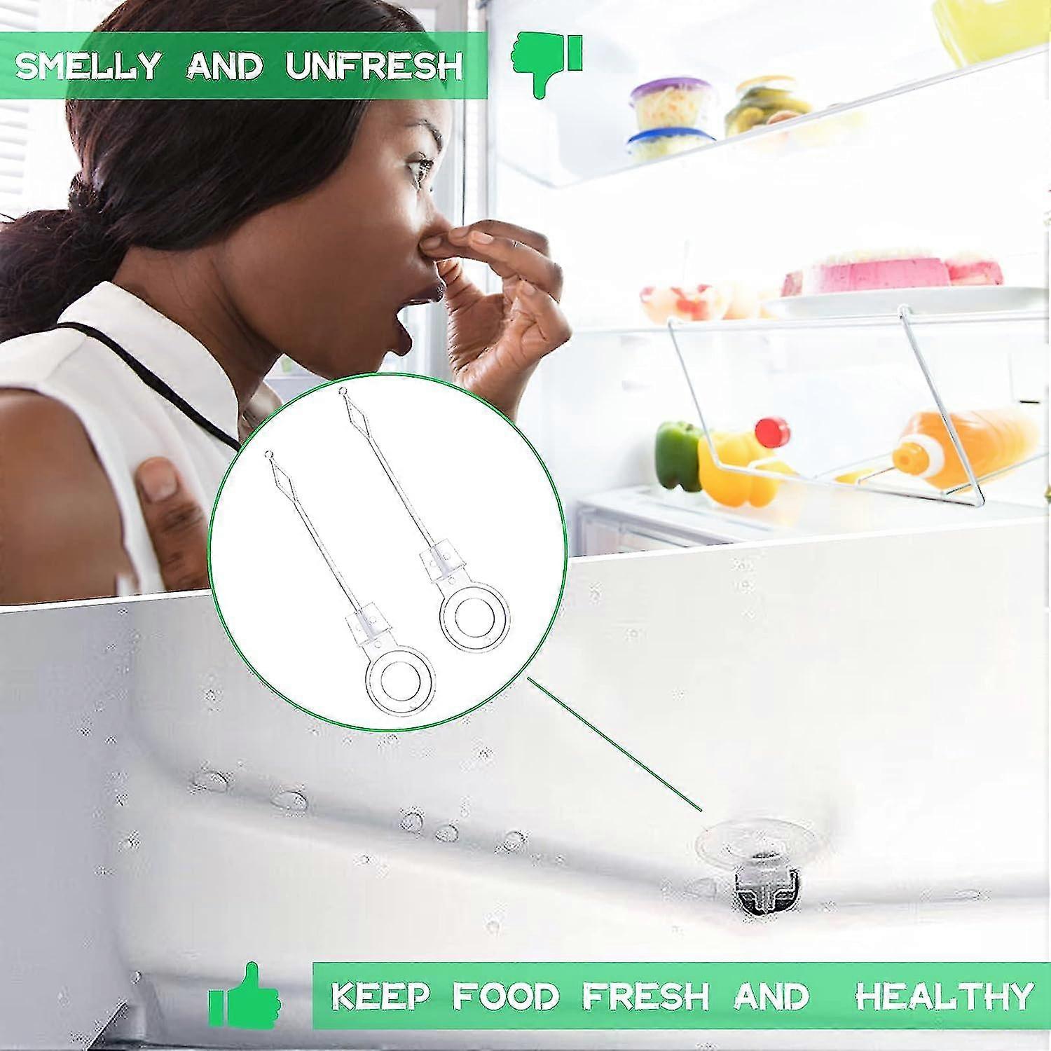 2PCS Universal Fridge Freezer Drain Hole Plunger Refrigeration Plunger ...