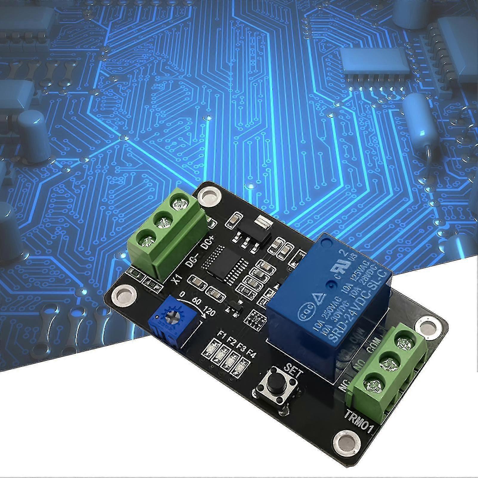 Trm01 Time-Delay Relay Module Multi-Functional Self-Locking Pcb Reverse ...