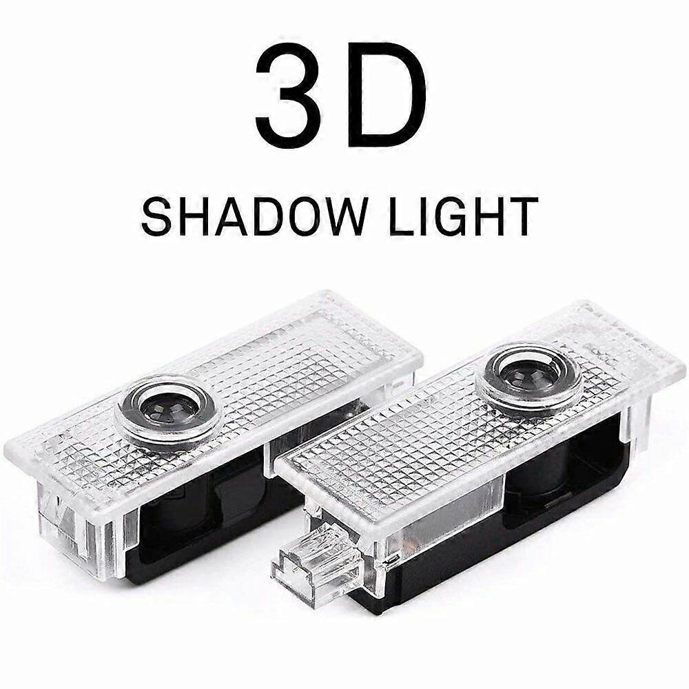 Car Door Projector Laser Led Lights Courtesy Puddle Shadow Lamps For ...