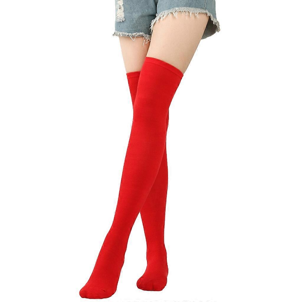 Womens Long Thigh High Socks Over the Knee Thigh High Socks Long Socks ...