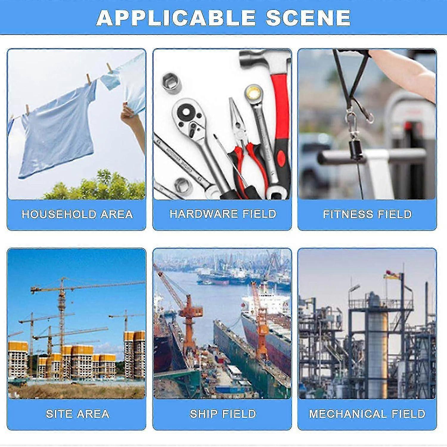 10 Pieces Stainless Steel Ring Nut, M8 Lifting Eye Nut, Hardware Eye ...