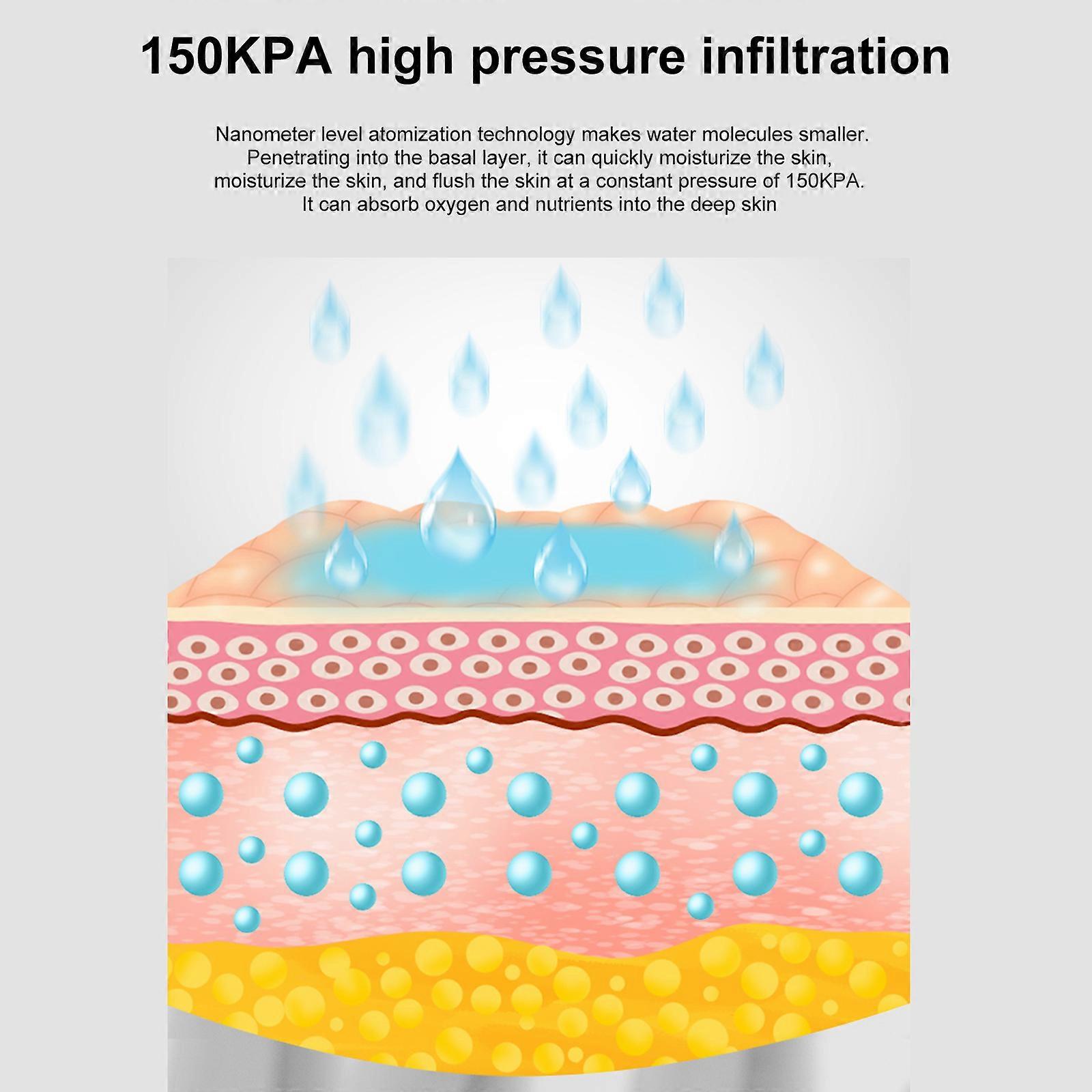 INXI003 Facial Oxygen Machine Airbrush Nano Mist Sprayer Portable ...