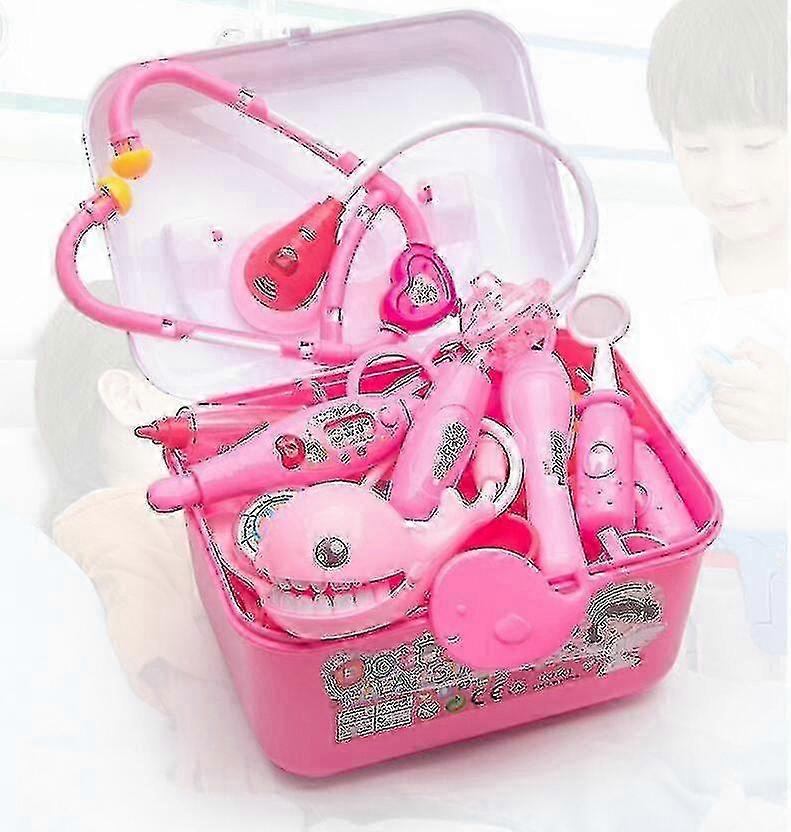 Toy Doctor Kits 49pcs Pretend Play Doctor Toys Stethoscope Medical Kit ...
