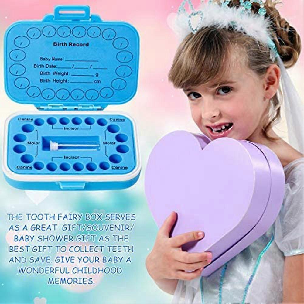 Baby Teeth Keepsake Box for Kids Teeth Saver Box Children Teeth Storage ...