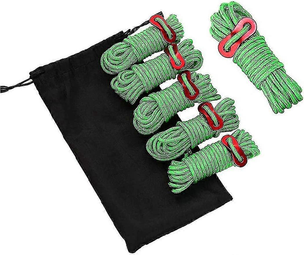 Reflective Tent Ropes, Lightweight Tent Guide Lines With Aluminum ...