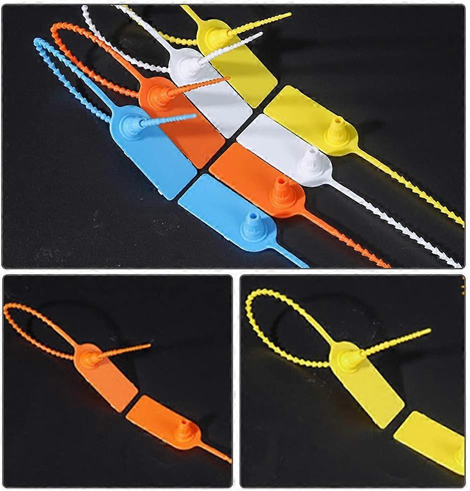 Cable Tie Tags, 100 Pcs Plastic Cable Tie Tags, Self-Locking Brand ...