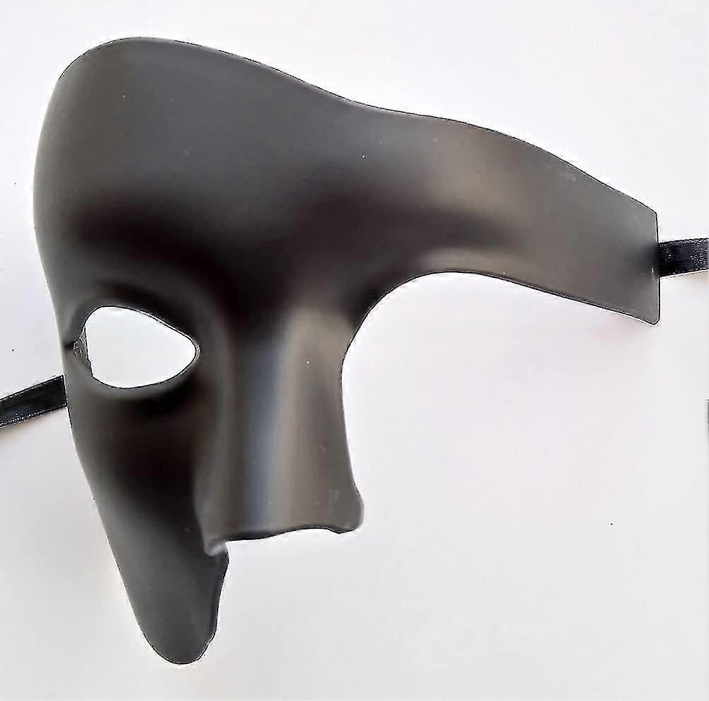 1 Piece Masquerade Mask Retro Phantom Of The Opera One Eye Half Face ...