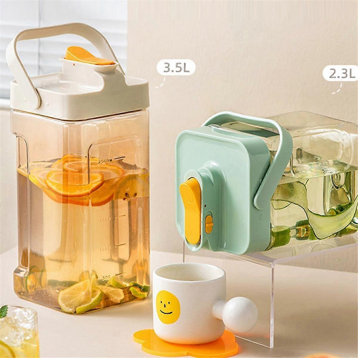 Summer Drink Dispenser with Tap, Large-Capacity Juice Drink Dispenser ...
