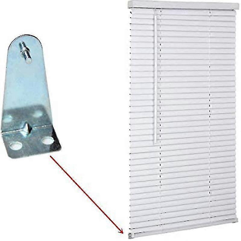 Set Of 8 Metal Hold Down Brackets Silver Blinds Brackets Blind Holder ...
