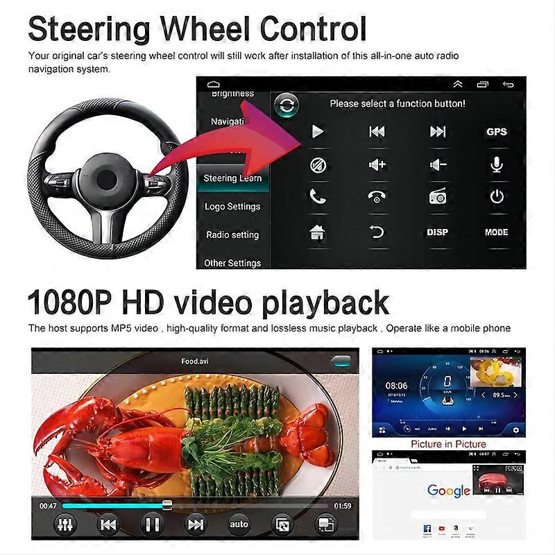 2 Din For Hyundai I30 AT 2006-2011 Car Radio Carplay 4g 8-core Wifi Android Auto Car Stereo Car ...