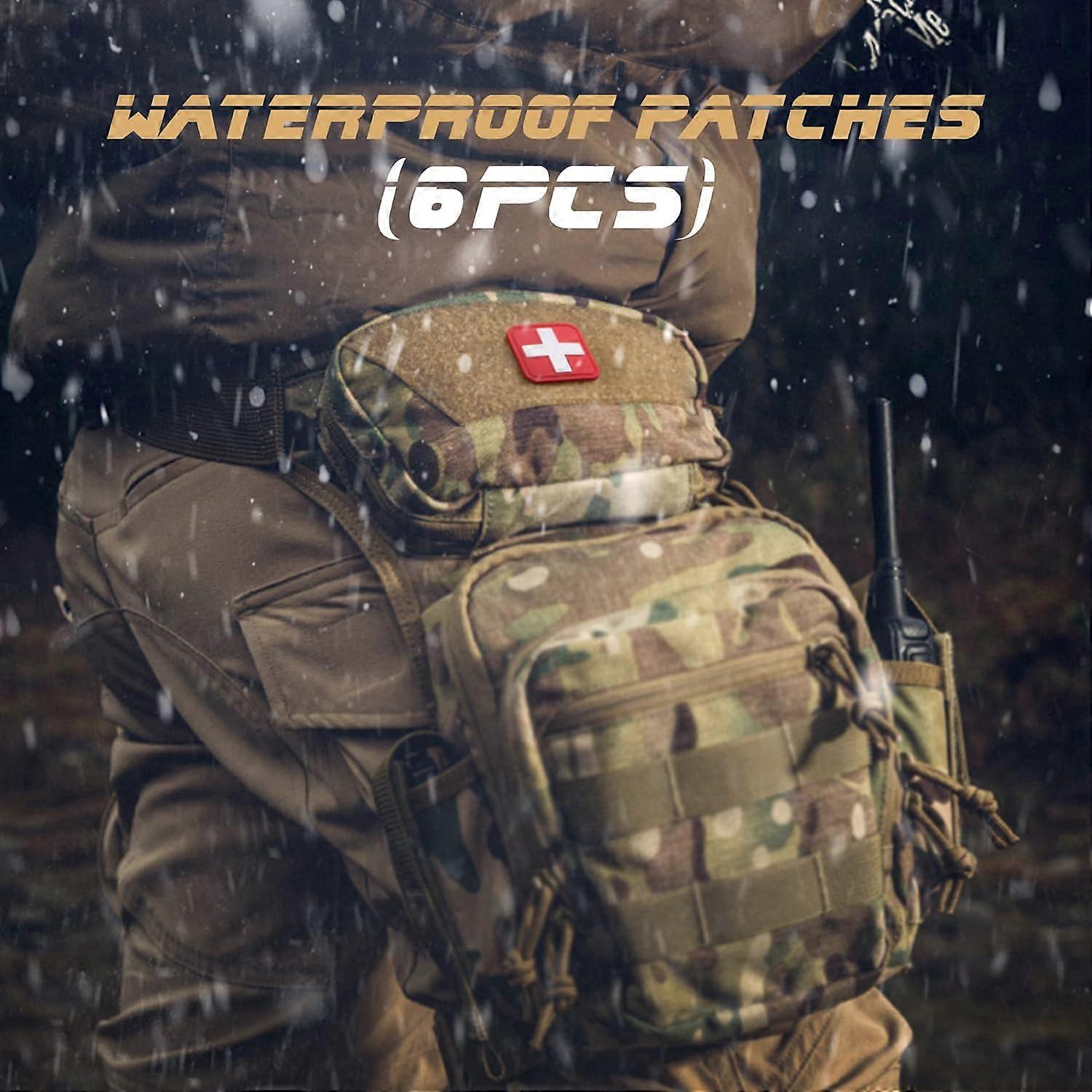 6 Pieces Medic Red Cross Patch, First Aid Morable Patch Perfect for ...