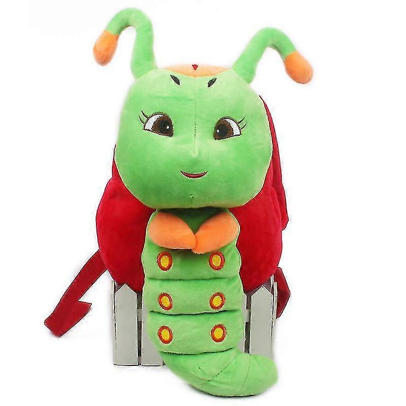 Caterpillar Children's Backpack Baby Schoolbag Plush Toy Bag Toddler ...