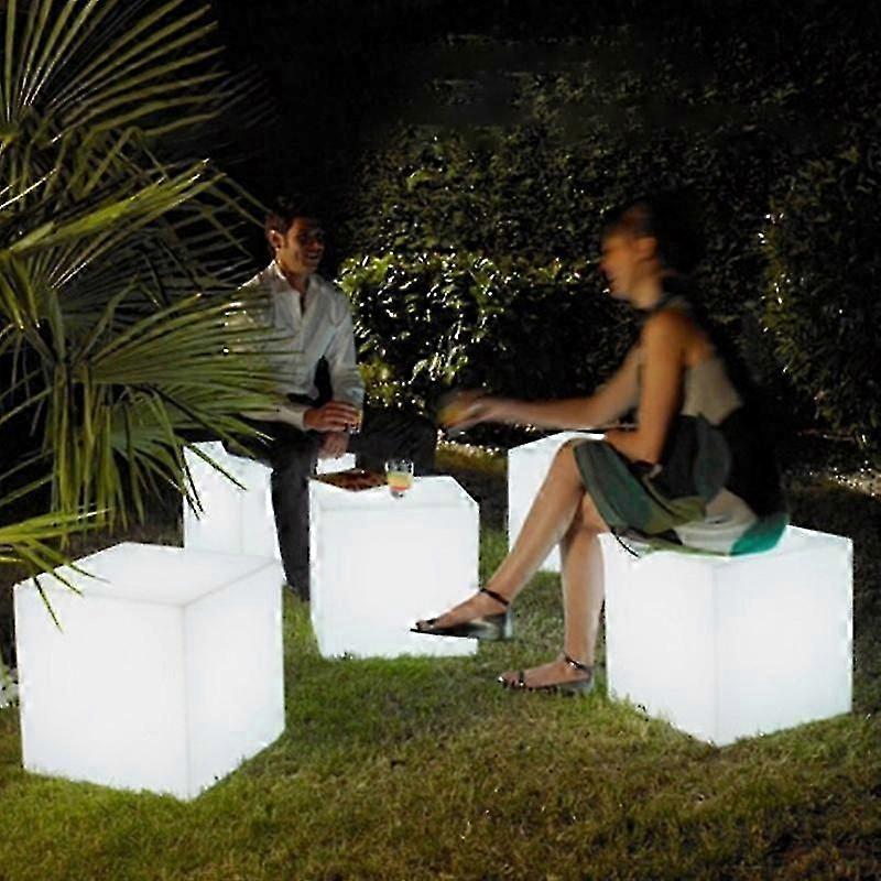 4" LED cube Night Light, 16 colors and Remote Control, Battery Ambient ...