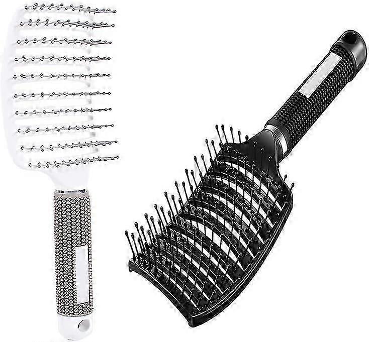 Curved Fluffy Big Curved Comb for Long Thick Natural Curly Hair 2 ...