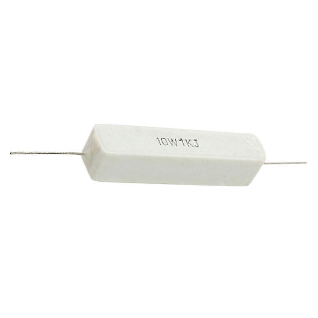 10 Pcs 1K Ohm 5% Ceramic Cement Power Resistor 10W Watt | Fruugo UK