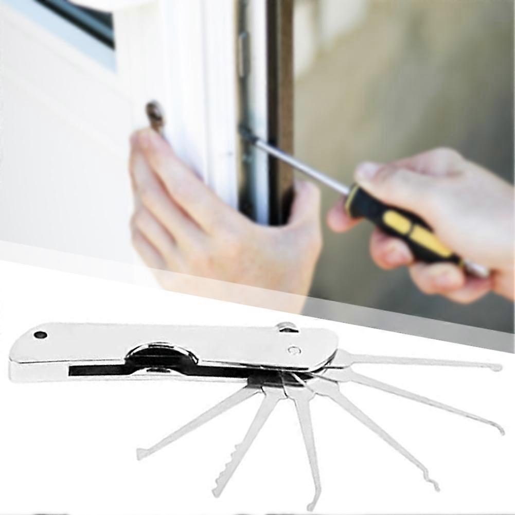 6-in-1 Lock Picking Set, Comb Lock Picks, Steel Fidget Lock Pick Set ...