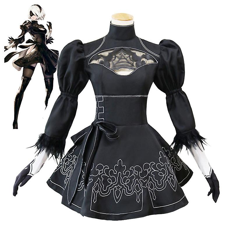 Game NieR:Automata No 2 Type B Cosplay Costume Leotard Skirt | Fruugo UK