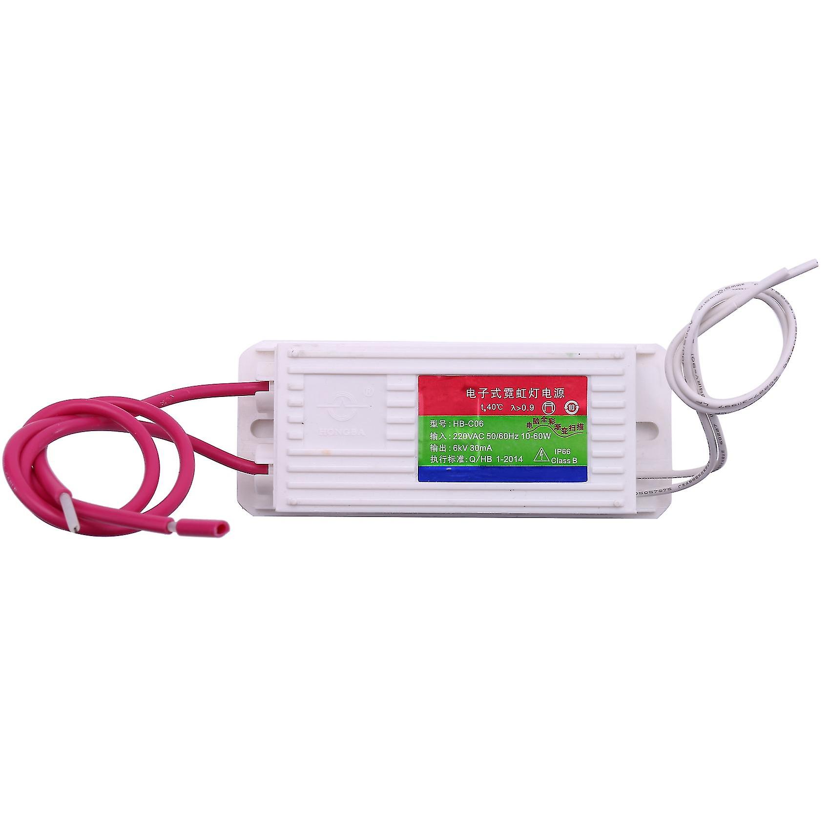 1pc Hb-co6 Neon Electronic Transformer Waterproof Neon Power Supply ...