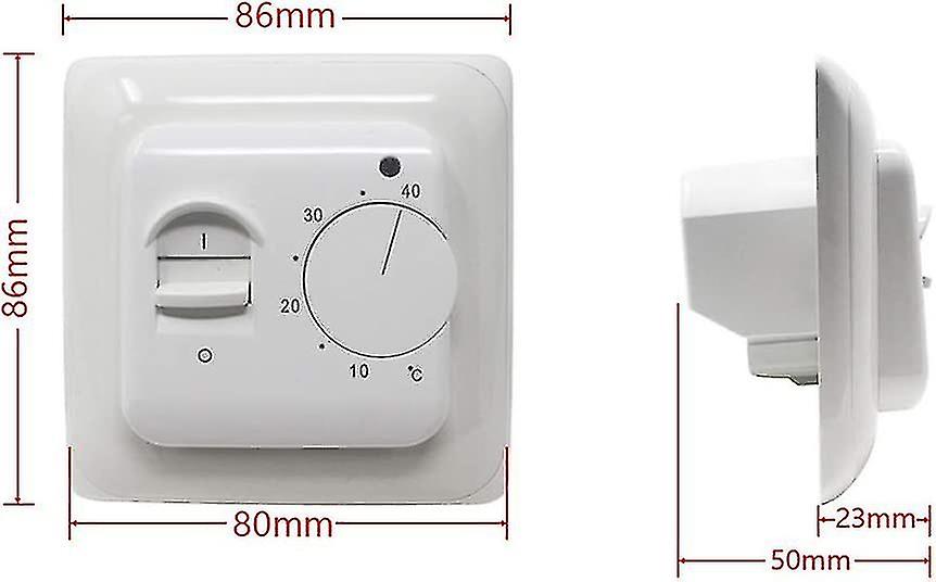 Manual Underfloor Heating Thermostats 220v 16a, Electric Underfloor ...