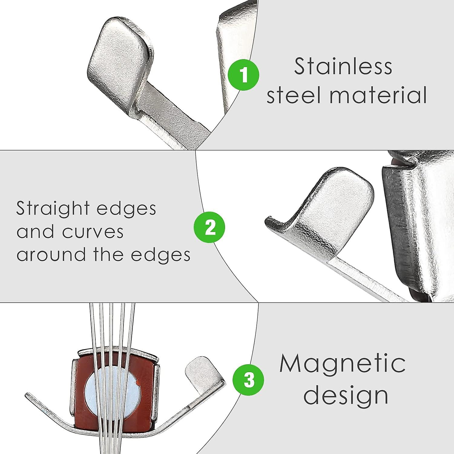 4 Pieces Seam Guide Ruler Set Include 2 Quilting Seam Guide Ruler Sew ...