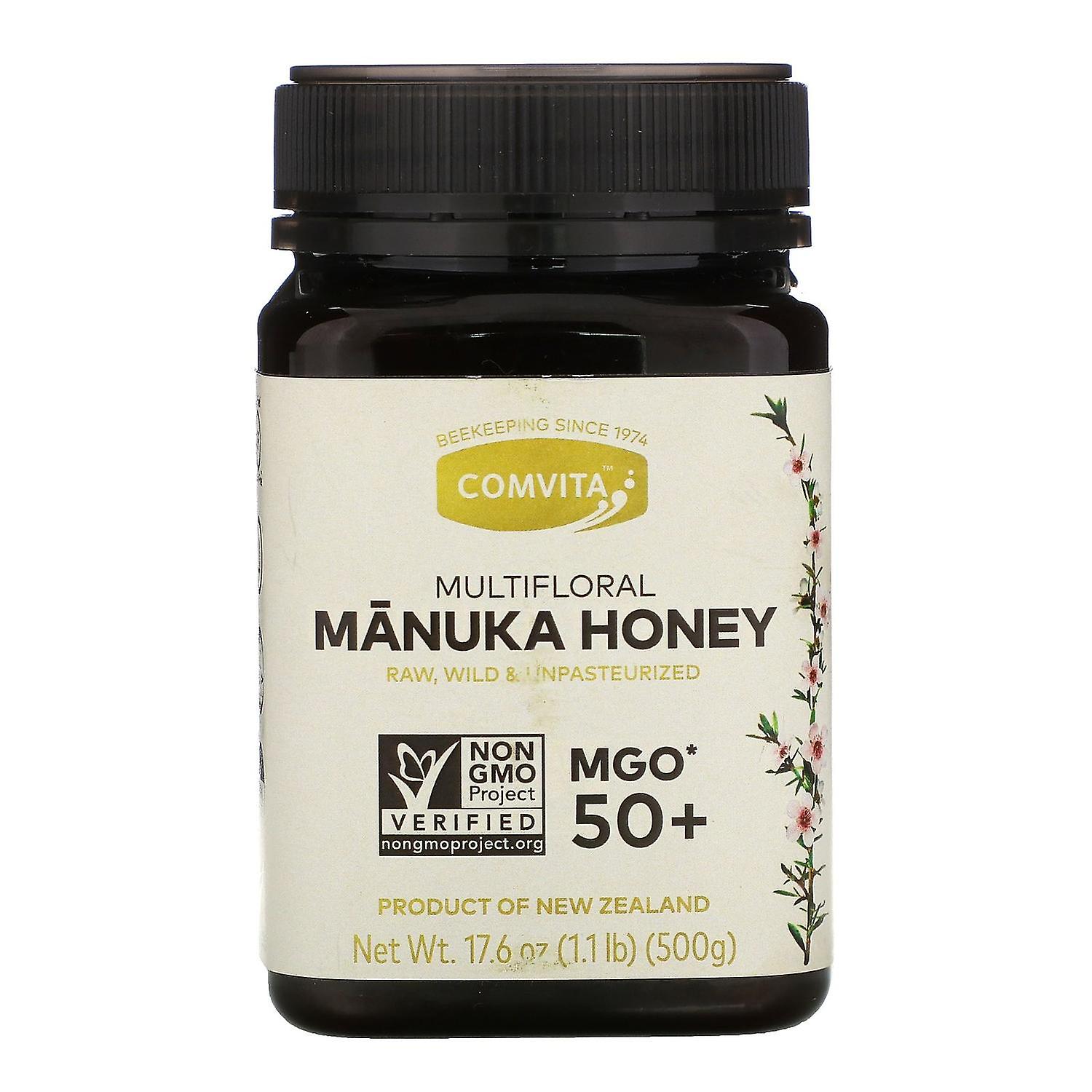 Comvita, Raw, Multifloral Manuka Honey, MGO 50+, 17.6 oz (500 g) | Fruugo US