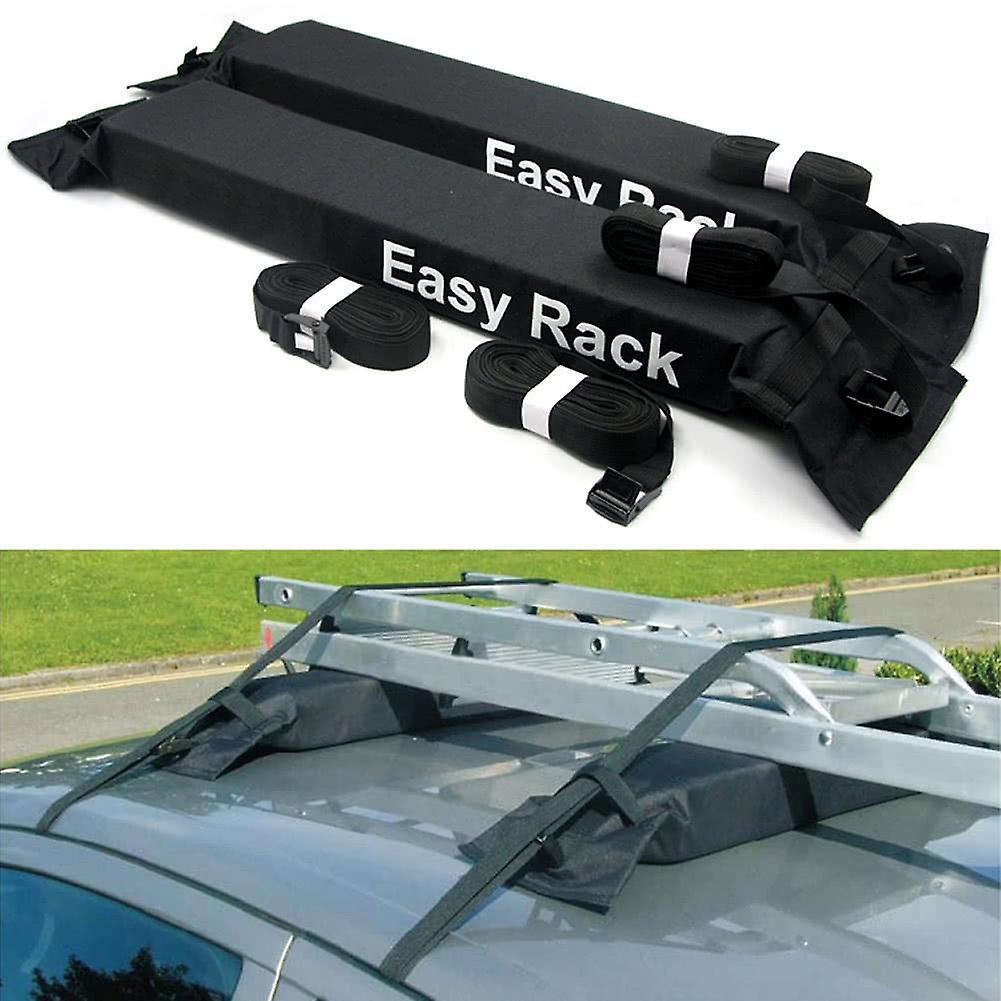 Universal Auto Soft Car Roof Rack Rooftop Luggage Carrier Load 60kg ...