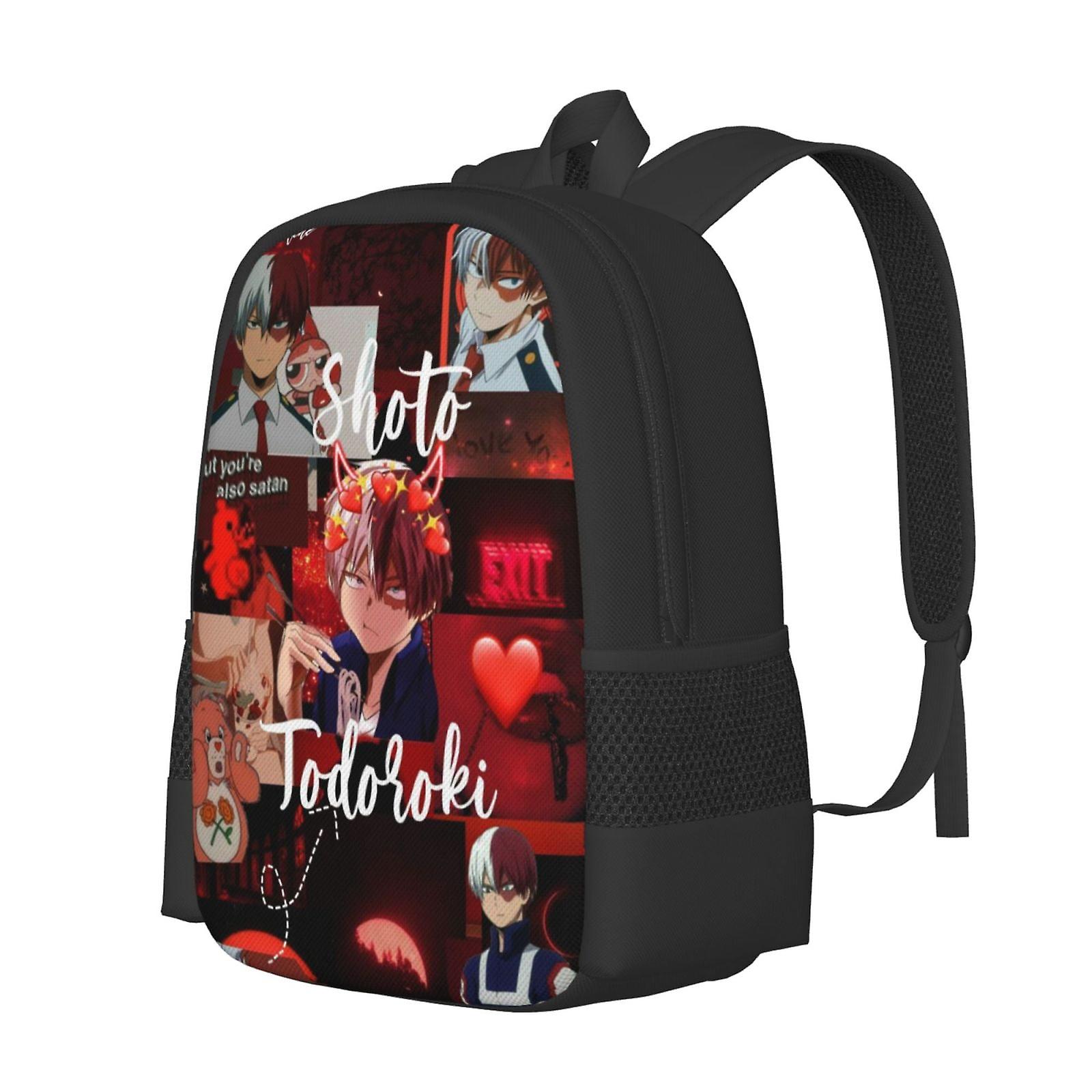 My Hero Academia Shoto Todoroki Backpack,Multi-Function Travel Backpack ...