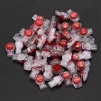 55 Pieces Gel Splice UR Connector 3 Port Wire Connectors Red+Clear ...
