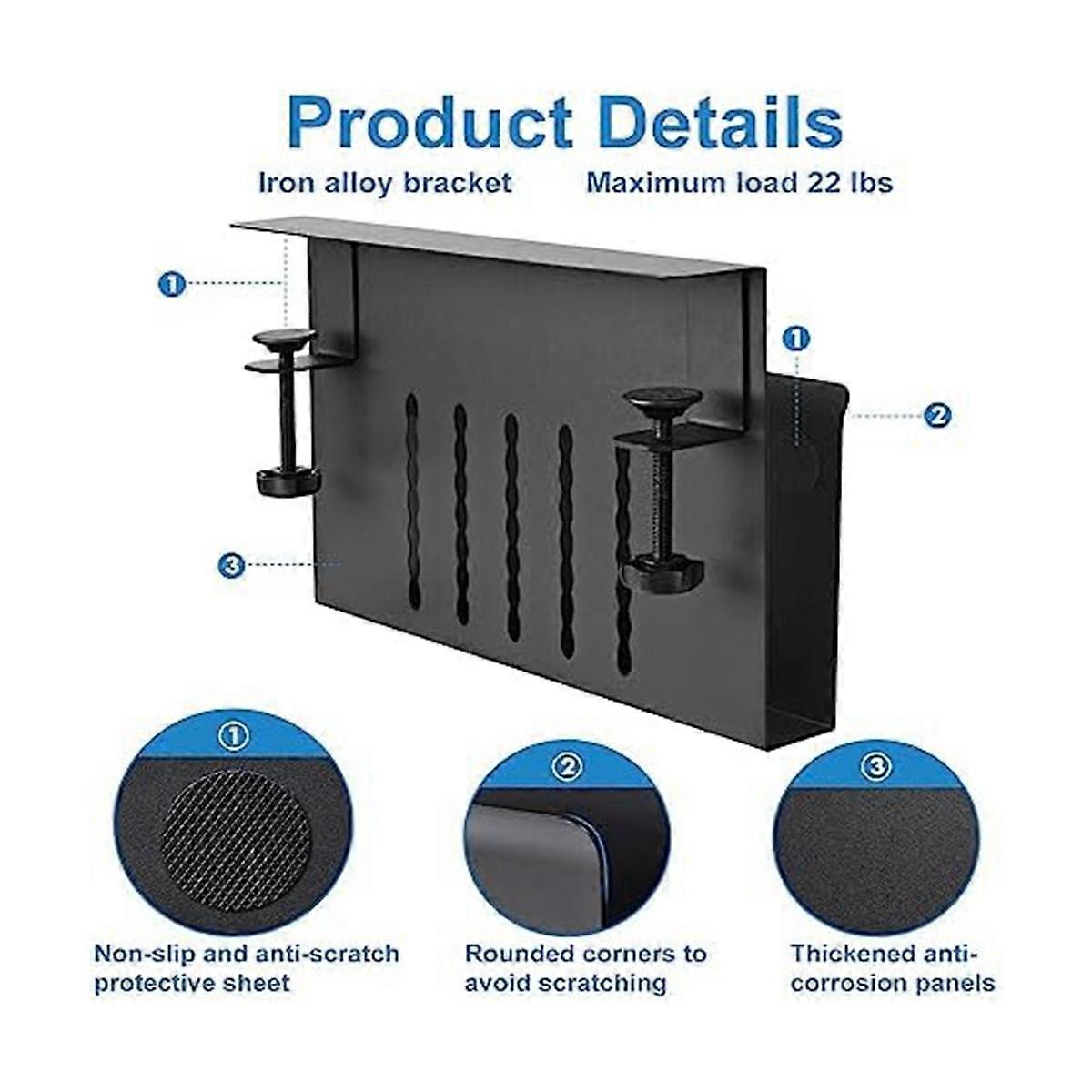 Desk Side Storage,Hanging Desk Storage,Under Desk Storage,Laptop Stand ...