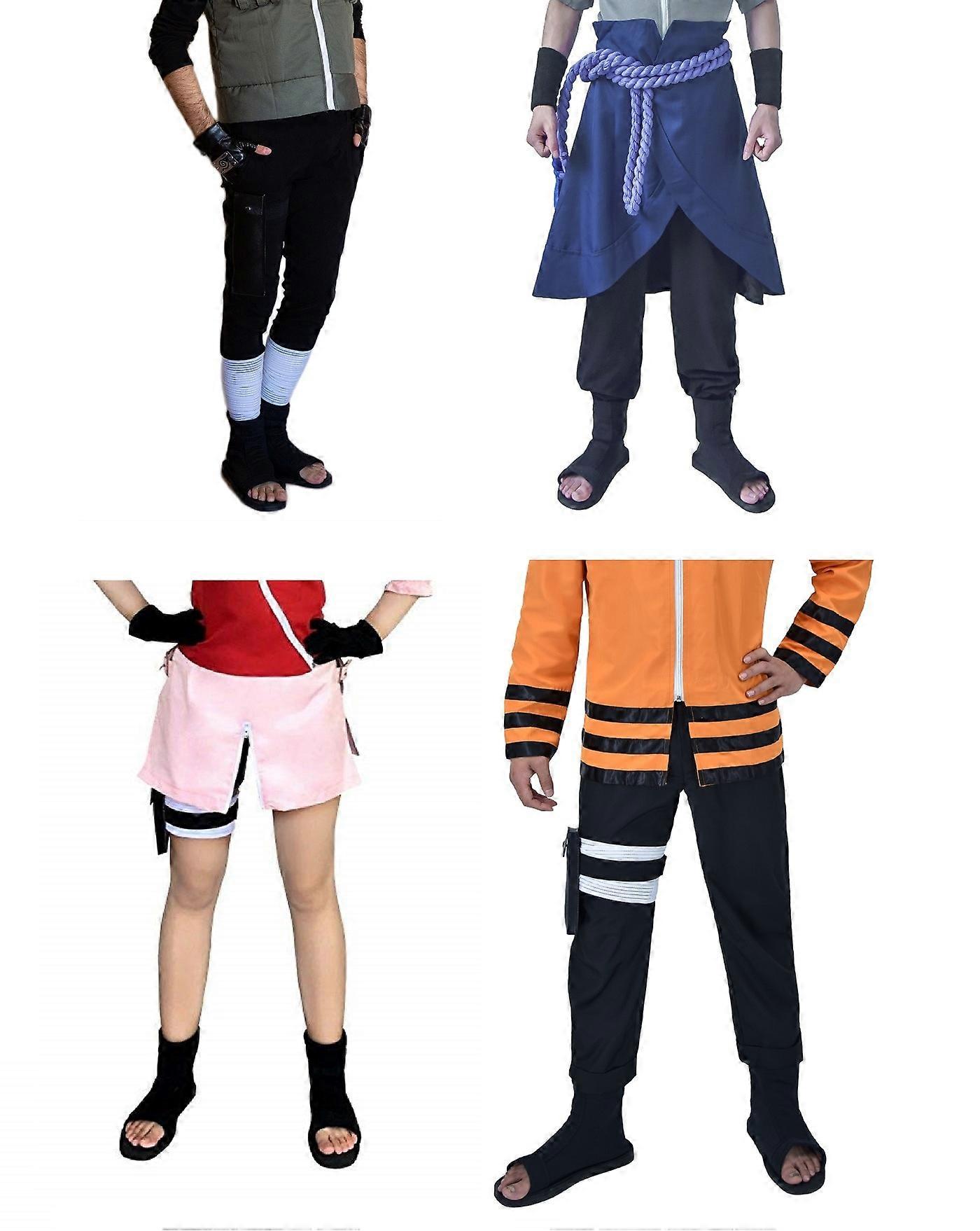 DAZCOS Anime Cosplay Props Shoes Ninja Boots Uzumaki Kakashi Itachi ...