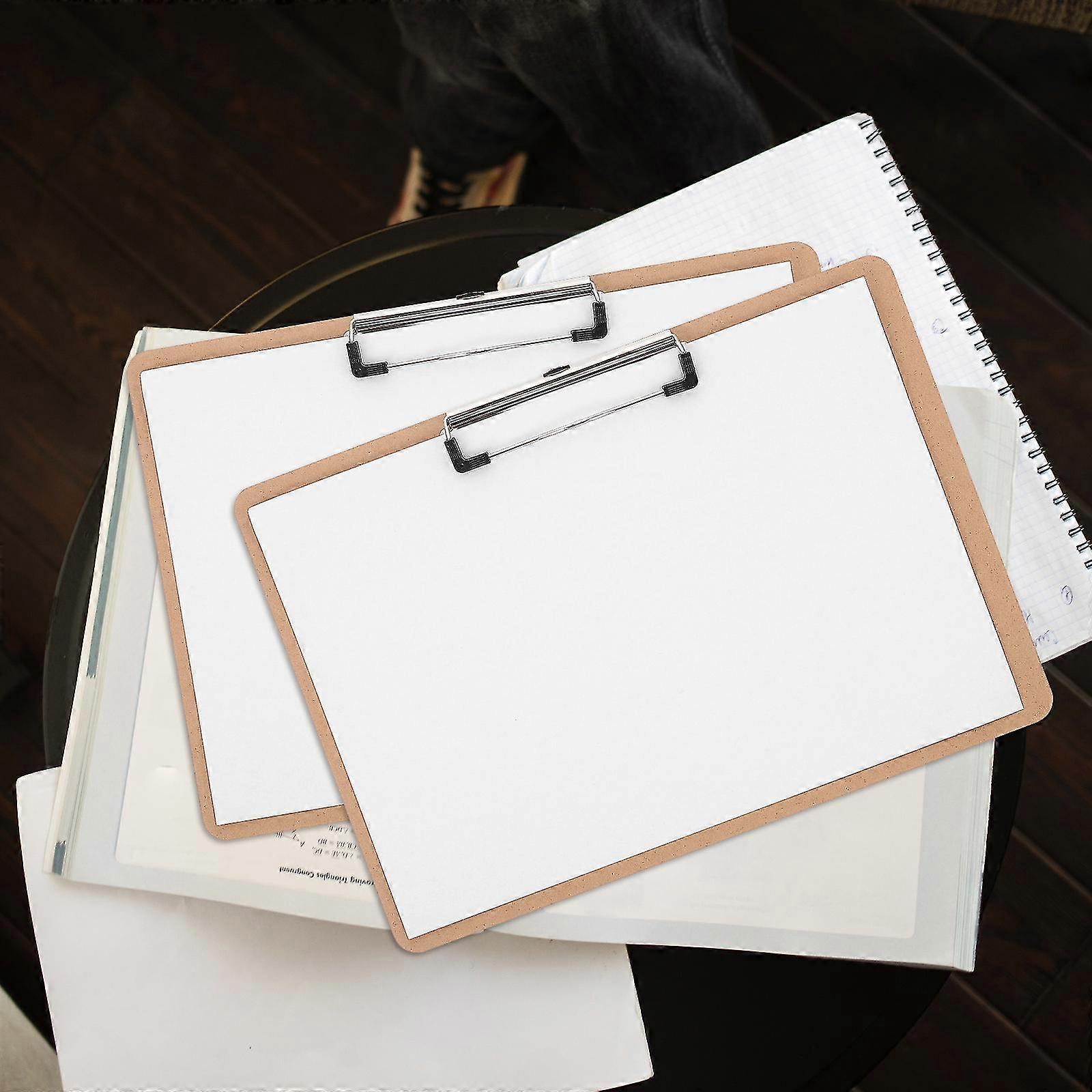 10 Pcs Clipboard Clips Mountable Hardboard Clips Large Sturdy Clips ...