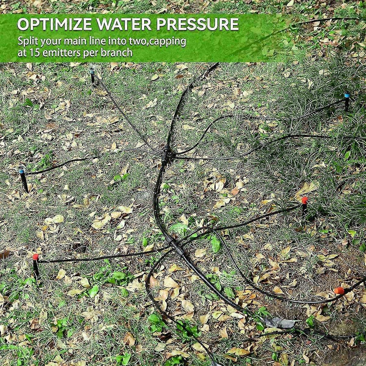 Drip Irrigation Kit Garden Improved Push-to-connect Adjustable Drip ...