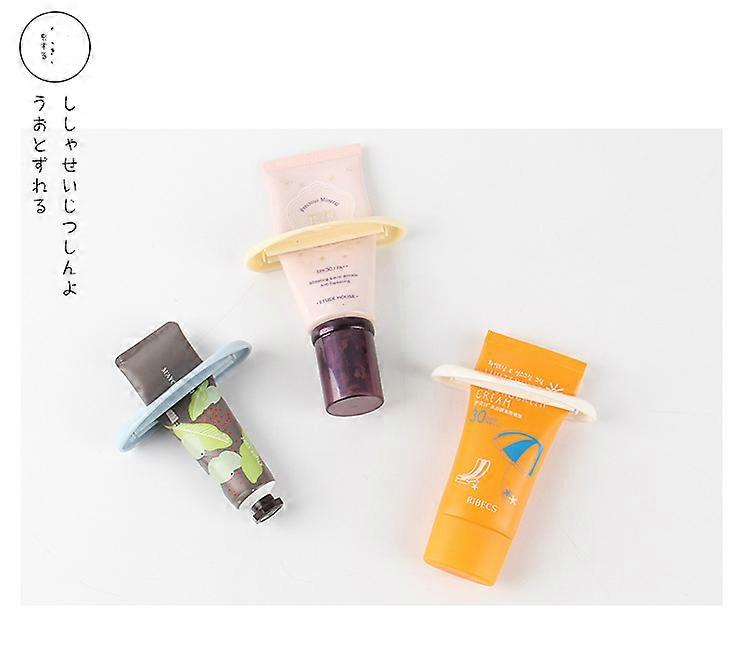 8 Pack Bathroom Toothpaste Dispenser Toothpaste Clips (Blue, Grey ...