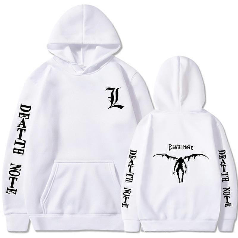 Oversized Men Hoodie Death Note Unisex Hoodies Japanese Anime Printed ...