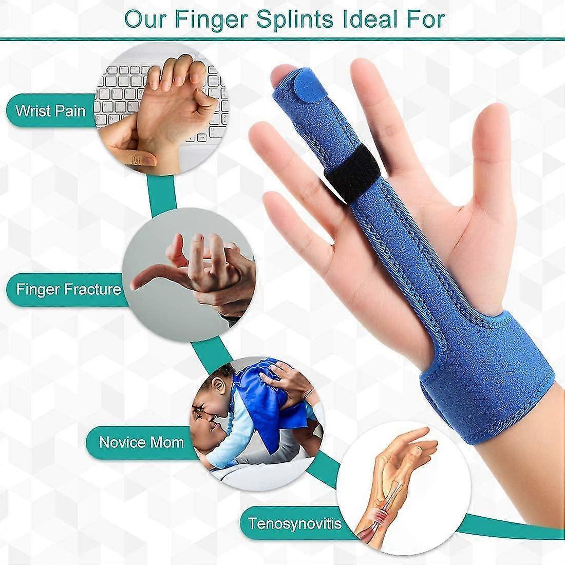 Finger Splint, Finger Correction Splint, Adjustable Trigger Finger ...