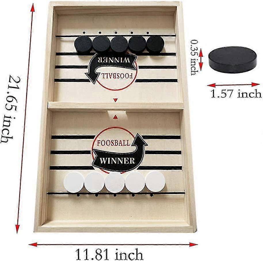 Large Size Fast Sling Puck Game For Adult And Kids Family Board Game ...
